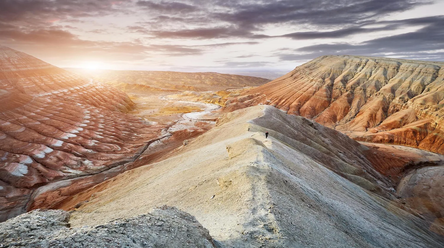 Altyn Emel National Park, Kaindy & Kolsay lakes